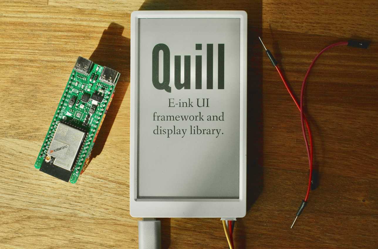 Quill: the E-Ink UI framework